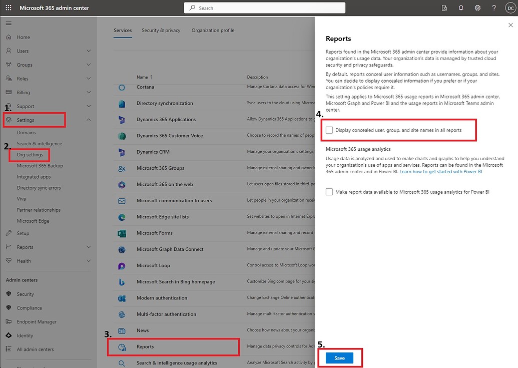 Anonymized users when returning user details with M365 data source ...